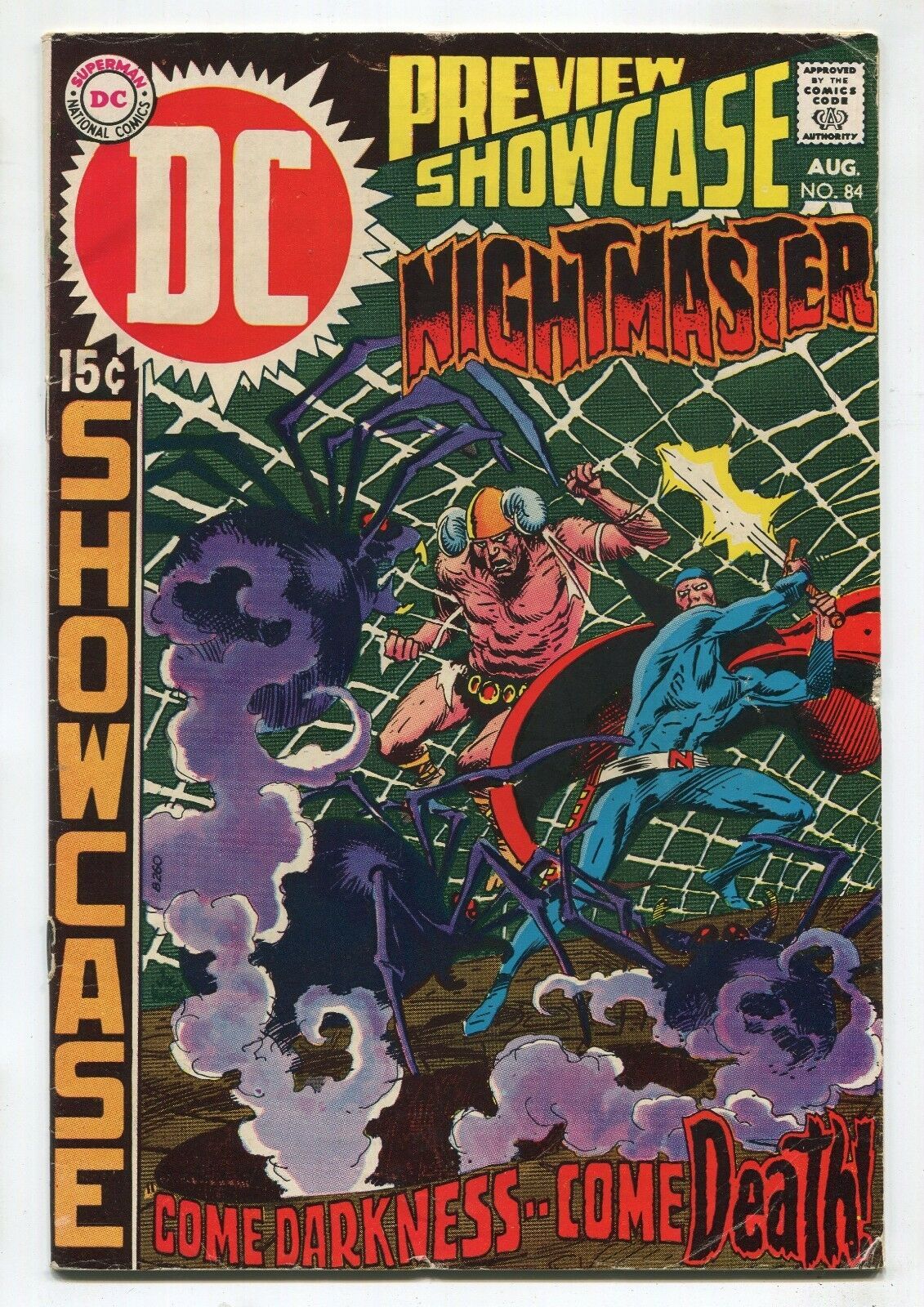 DC Showcase #84 - "Nightmaster" - 1969 (Grade 5.0) WH | Comic Books ...