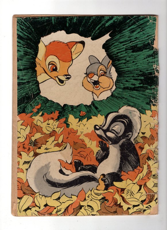 Four Color Comics: Walt Disney's Bambi #186 (1948 Dell Comics) Low ...
