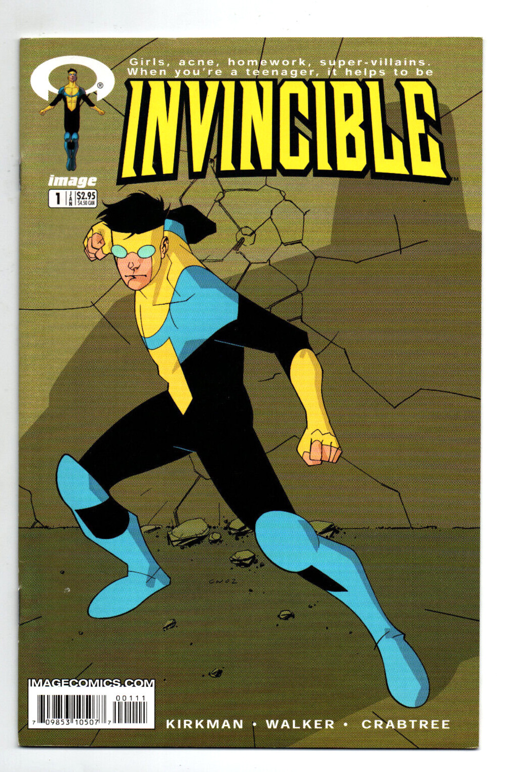 Invincible #1 - 1st full appearance of Invincible & Omni Man - 1st ...