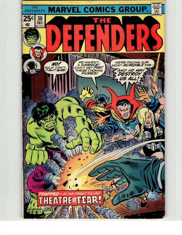 The Defenders #30 (1975) The Defenders | Comic Books - Bronze Age ...