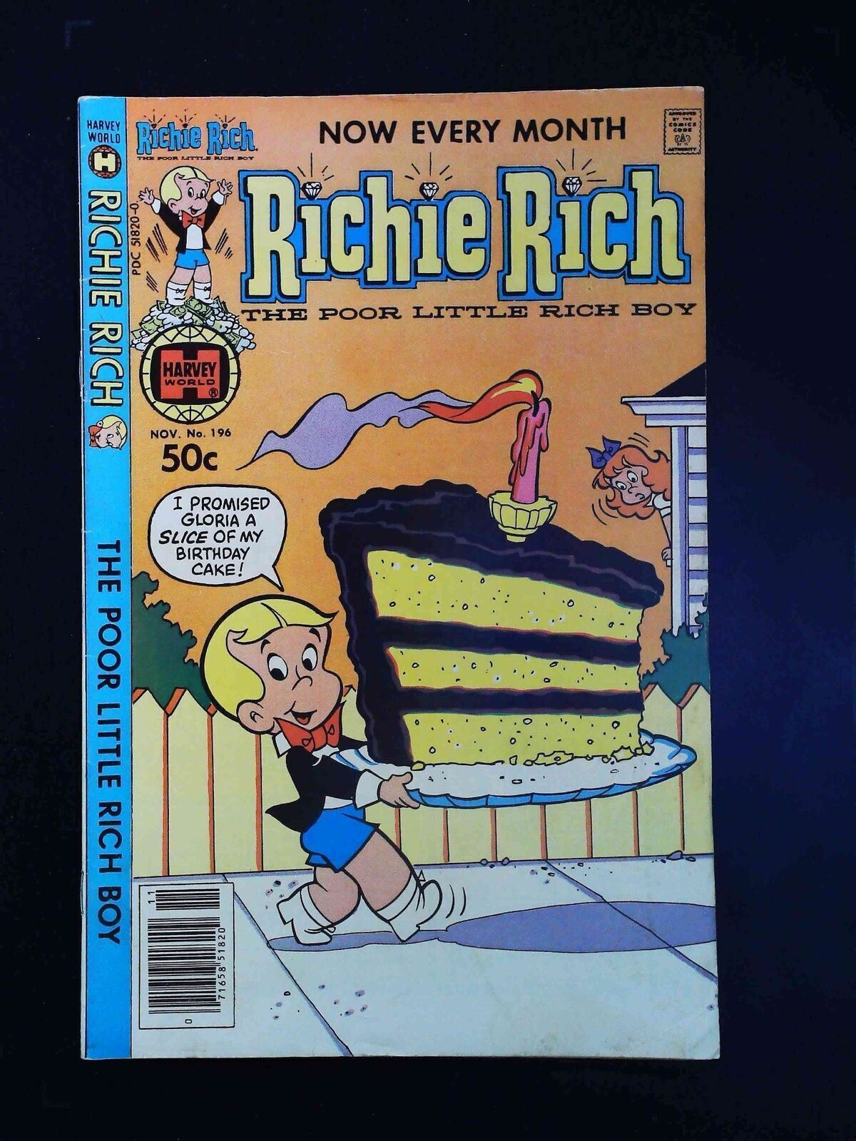 Richie Rich #196 Harvey Comics 1980 Fn Newsstand | Comic Books - Bronze ...