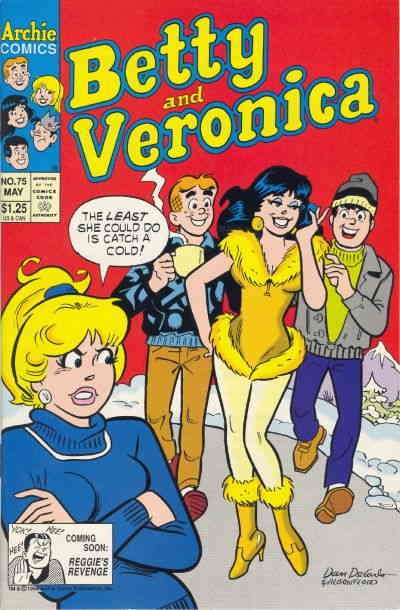 Betty and Veronica #75 GD ; Archie | low grade comic Snow Cover | Comic ...