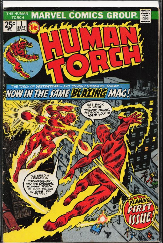 The Human Torch #1 (1974) Human Torch | Comic Books - Bronze Age ...