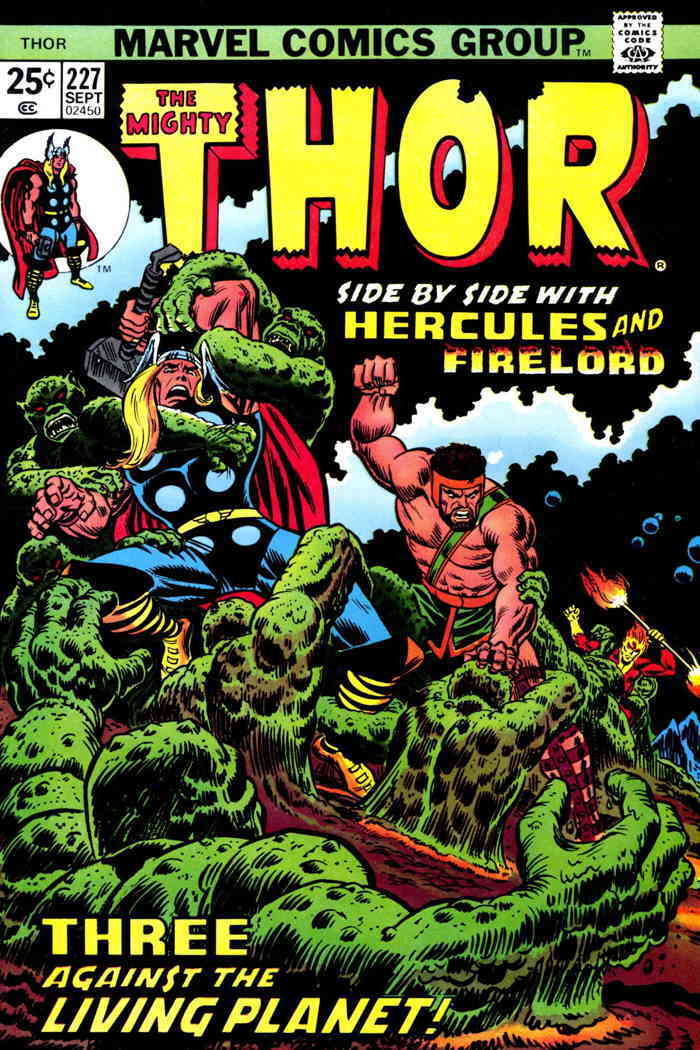 Thor #227 (with Marvel Value Stamp) GD ; Marvel | low grade comic Ego ...