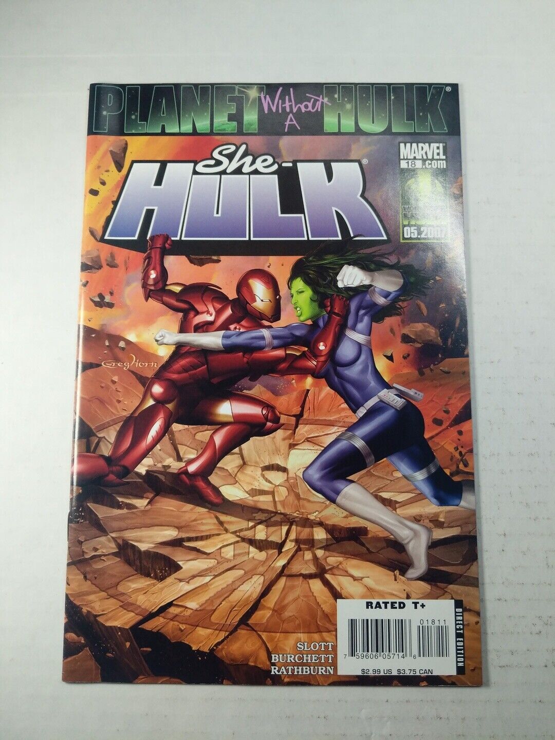 She-Hulk #18 NM- Marvel Comics 2007 C30D | Comic Books - Modern Age ...