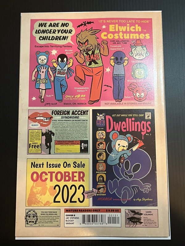 Dwellings #1 CVR E 1:10 JAY Stephens VAR NM ONI Press 2023 In-Hand ...