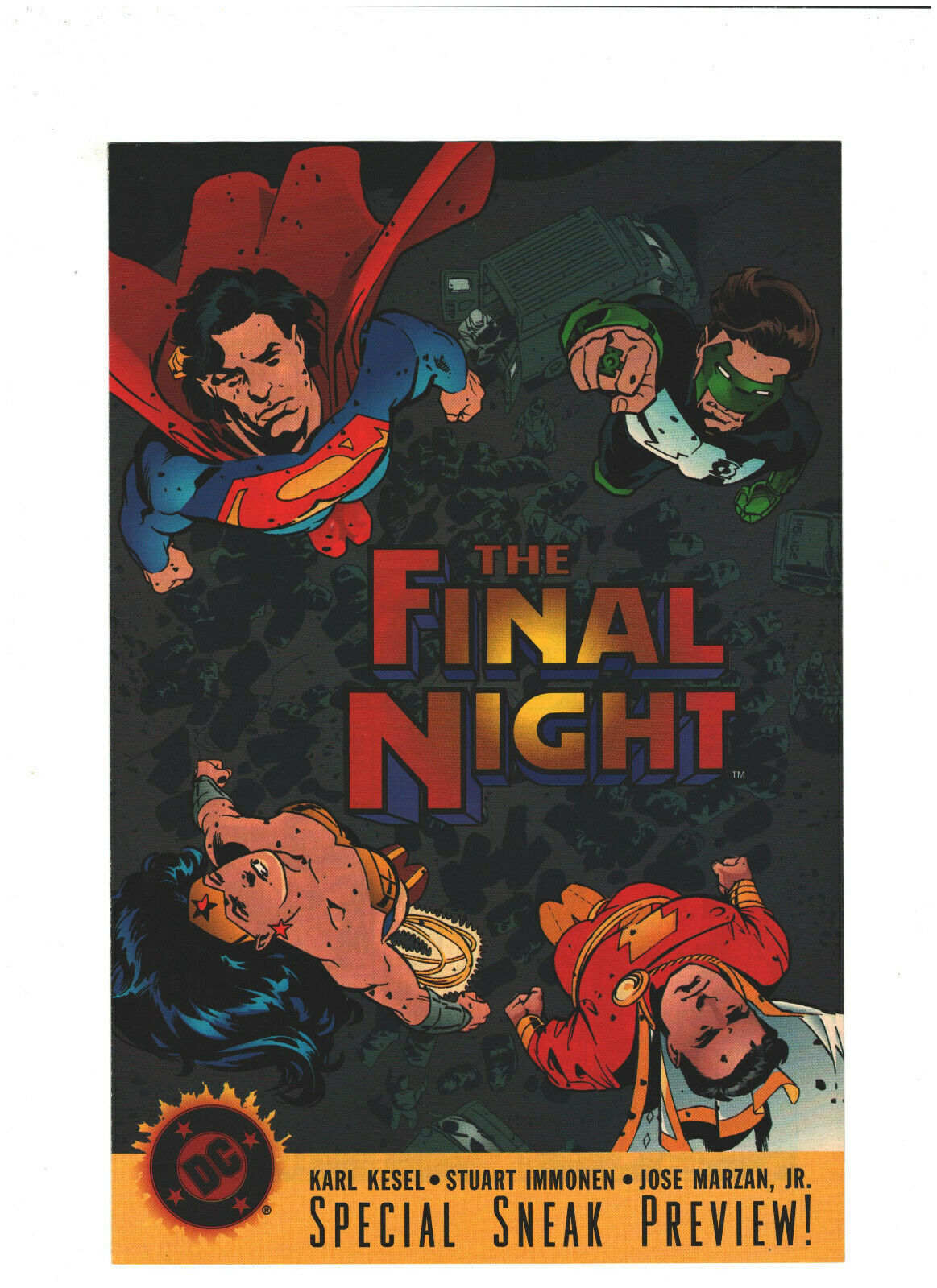 Final Night Special Sneak Preview VF 8.0 DC Comics 1996 Promo Superman ...