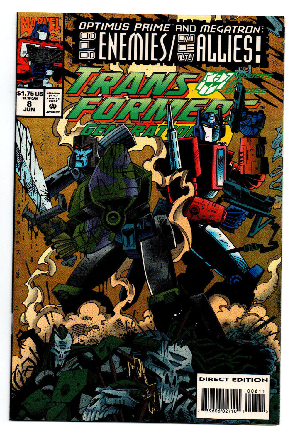 Transformers Generation 2 #8 - Marvel - 1994 - NM | Comic Books ...