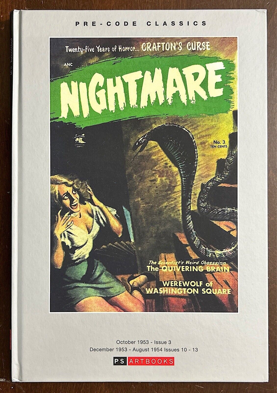 Pre-Code Classics Nightmare HC PS ARTBOOKS Golden Age Horror Reprints ...