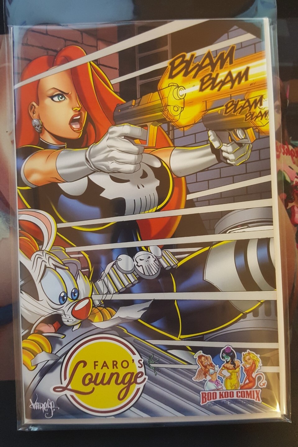 Faro Jessica Rabbit PUNISHER Cosplay Variant [2BK SET] Rare LTD 50 (NM+ ...