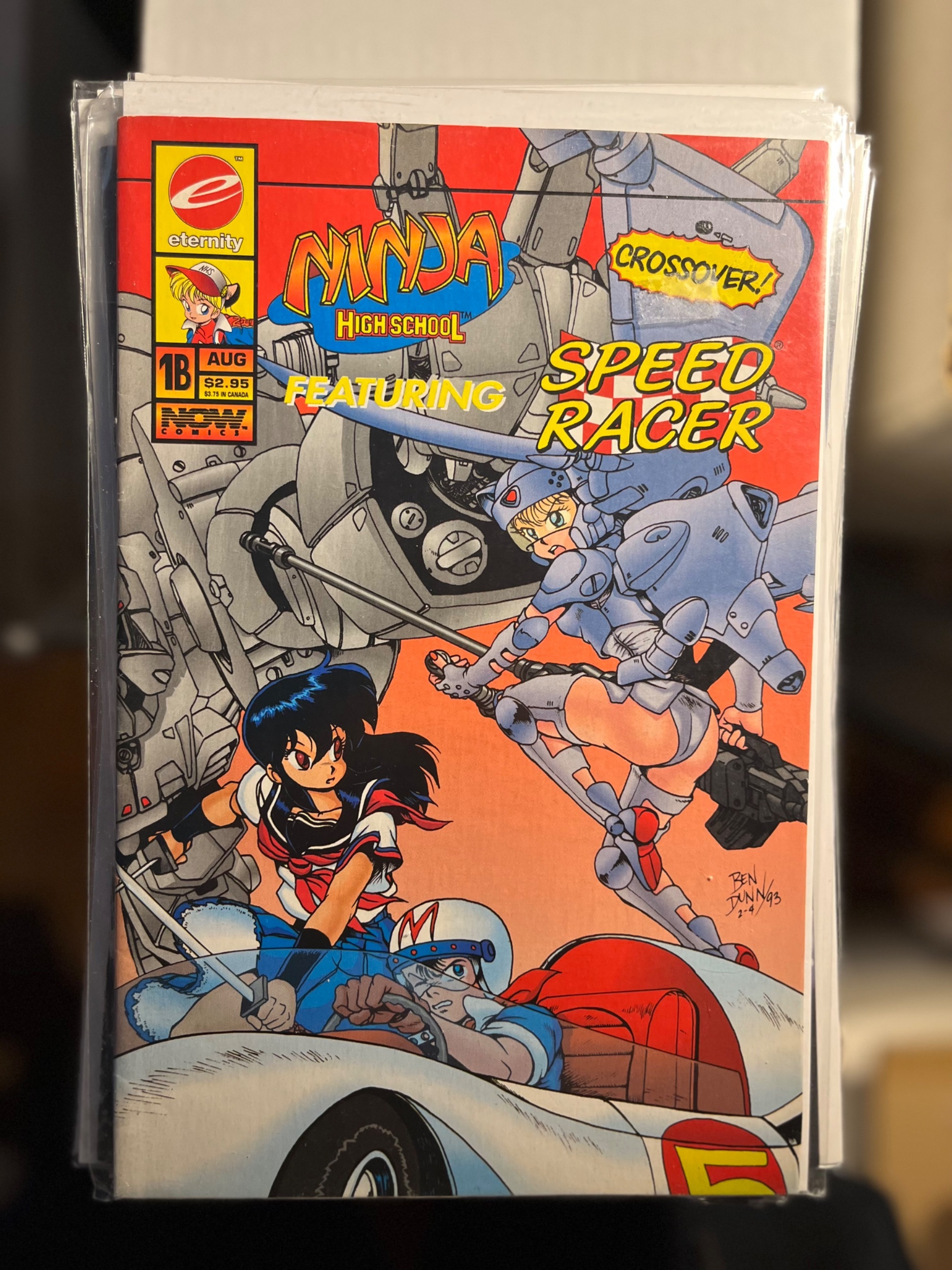 Ninja High School featuring Speed Racer #1B (1993) | Comic Books ...