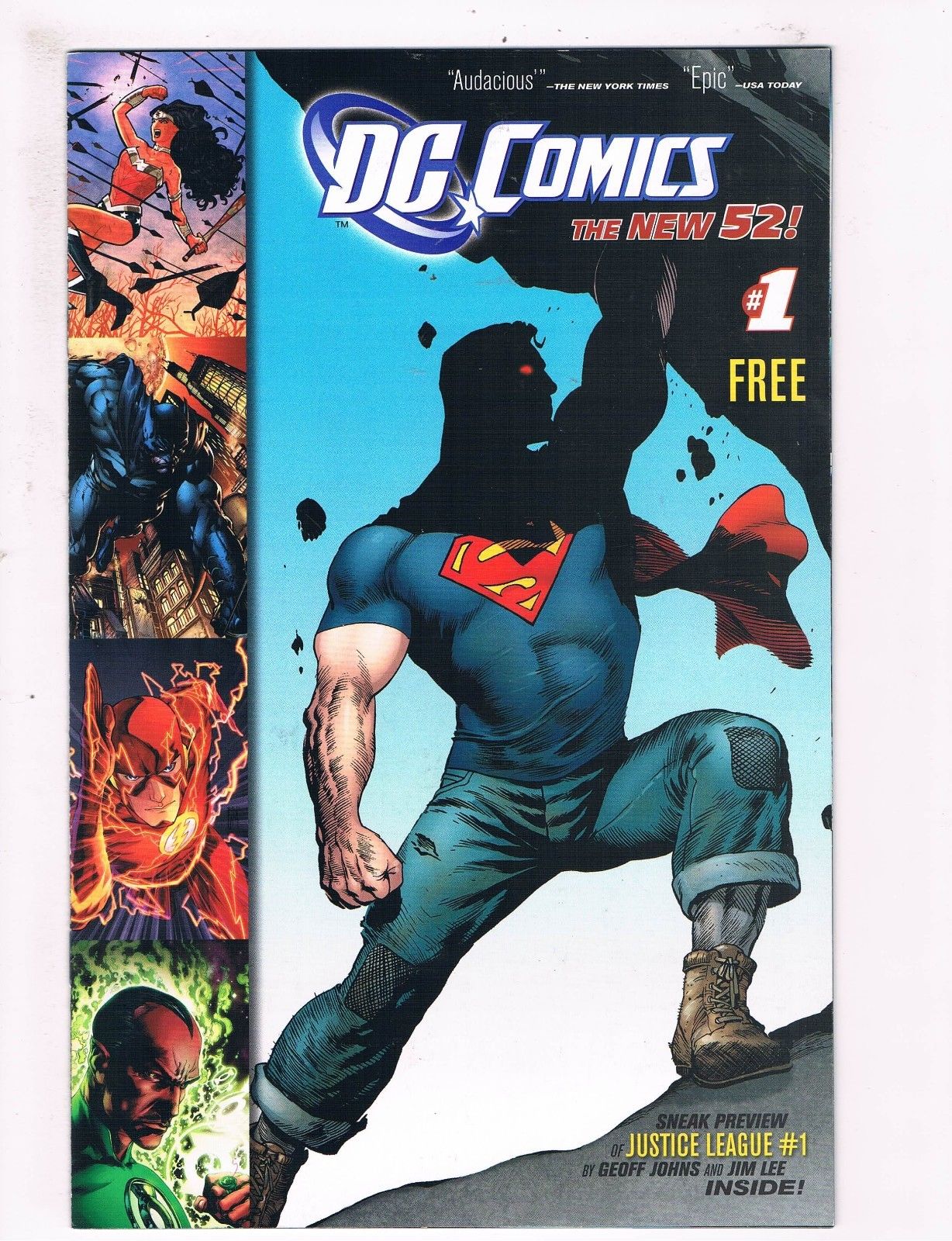 DC Comics The New 52 #1 NM 1st Print PREVIEW FREE DC Comic Book Batman ...