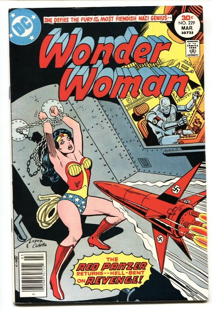 WONDER WOMAN #229 1976-2nd appearance RED PANZER VF | Comic Books ...