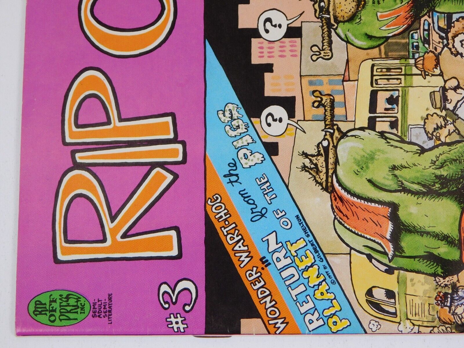 RIP OFF COMIX #3- Freak Brothers Wonder Warthog- 1st Print Underground Comic | Comic Books ...