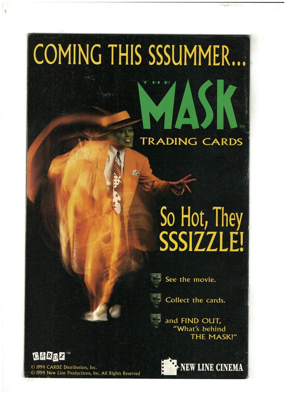 Official Movie Adaptation The Mask #1 VG/FN 5.0 Dark Horse Comics 1994 ...