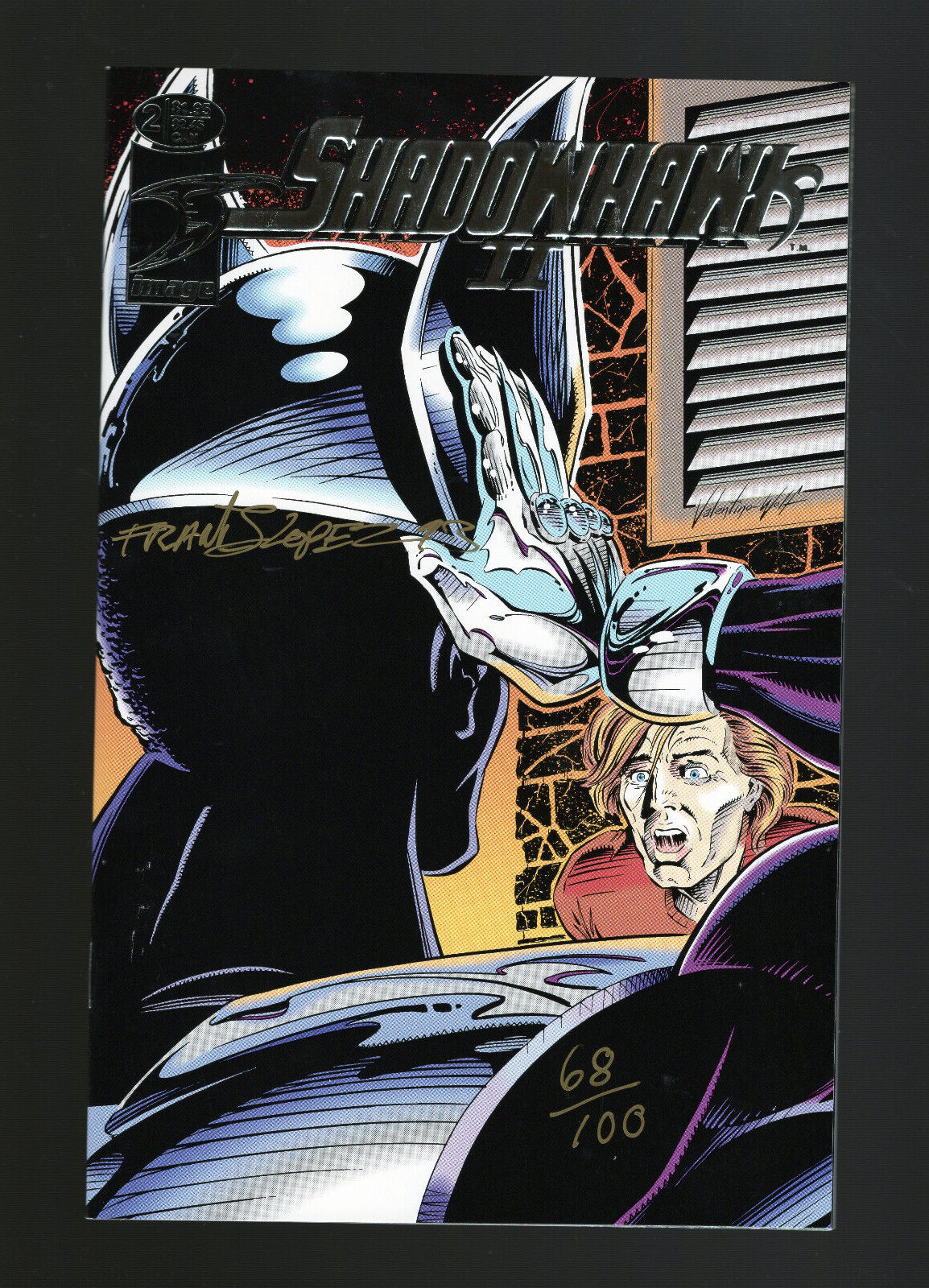 Shadowhawk #2 - Signed by Frank Lopez. Jim Valentino Cover Art. (9.2 ...