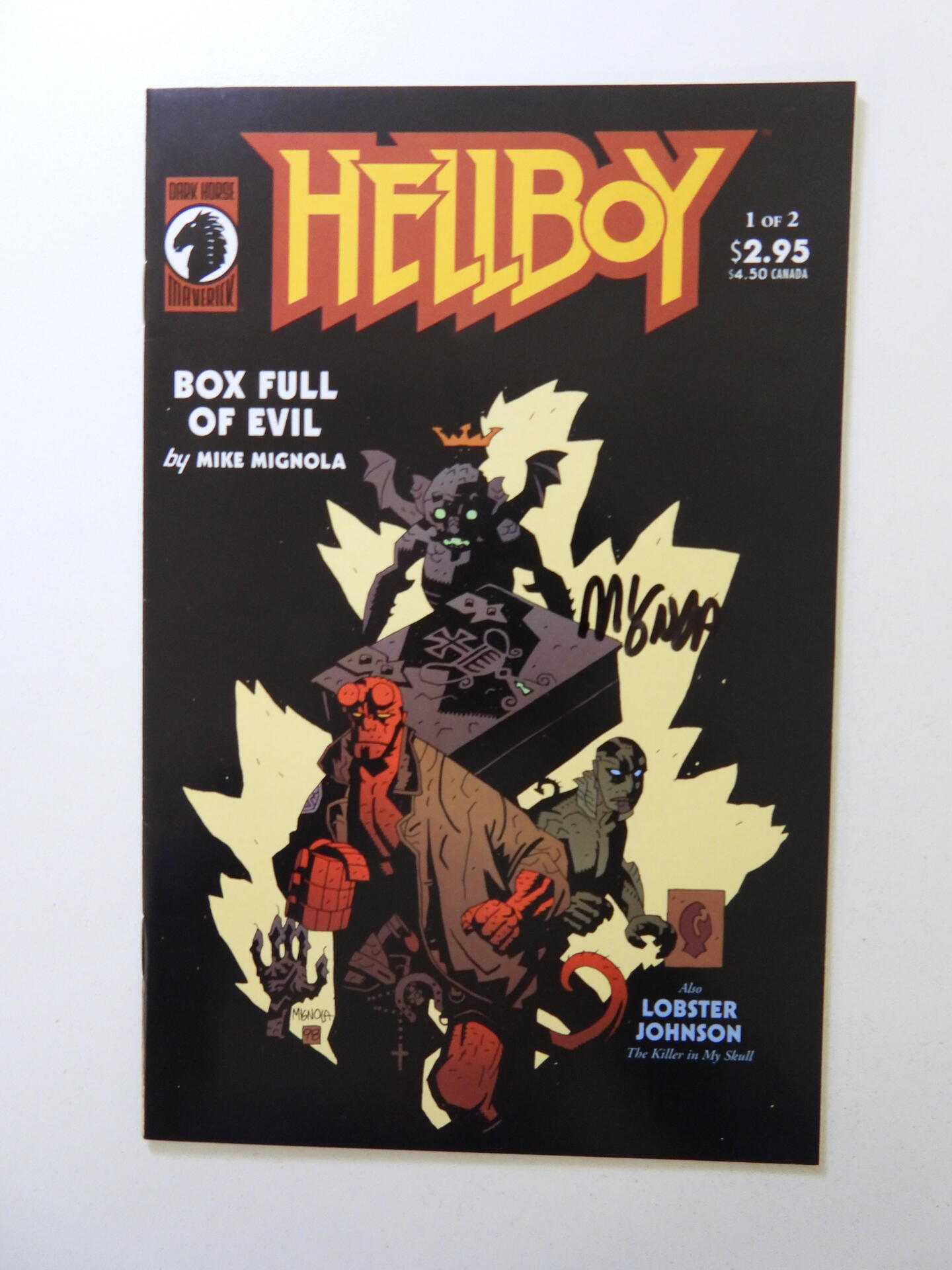 Hellboy: Box Full of Evil #1 (1999) signed by Mike Mignola no cert VF+ ...