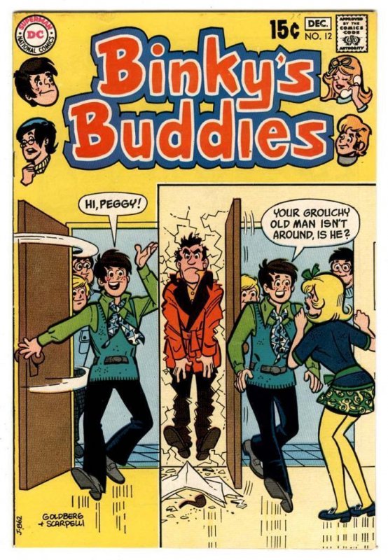 Binky's Buddies #12 Dec 1970 Teenage Humor Tough to Find DC Last Issue ...