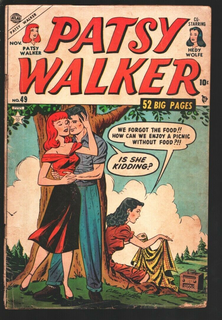 Patsy Walker #49 1953-Atlas-Hedy Wolf-Wendy Parker-Al Jaffee-paper ...