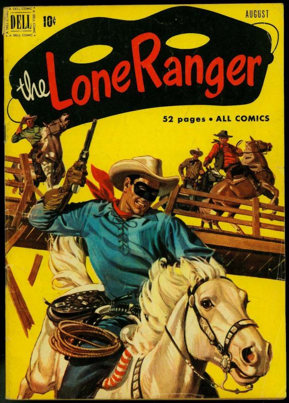 THE LONE RANGER #38-1951-DELL-TONTO-SILVER-SILVER BULLET-vg / HipComic