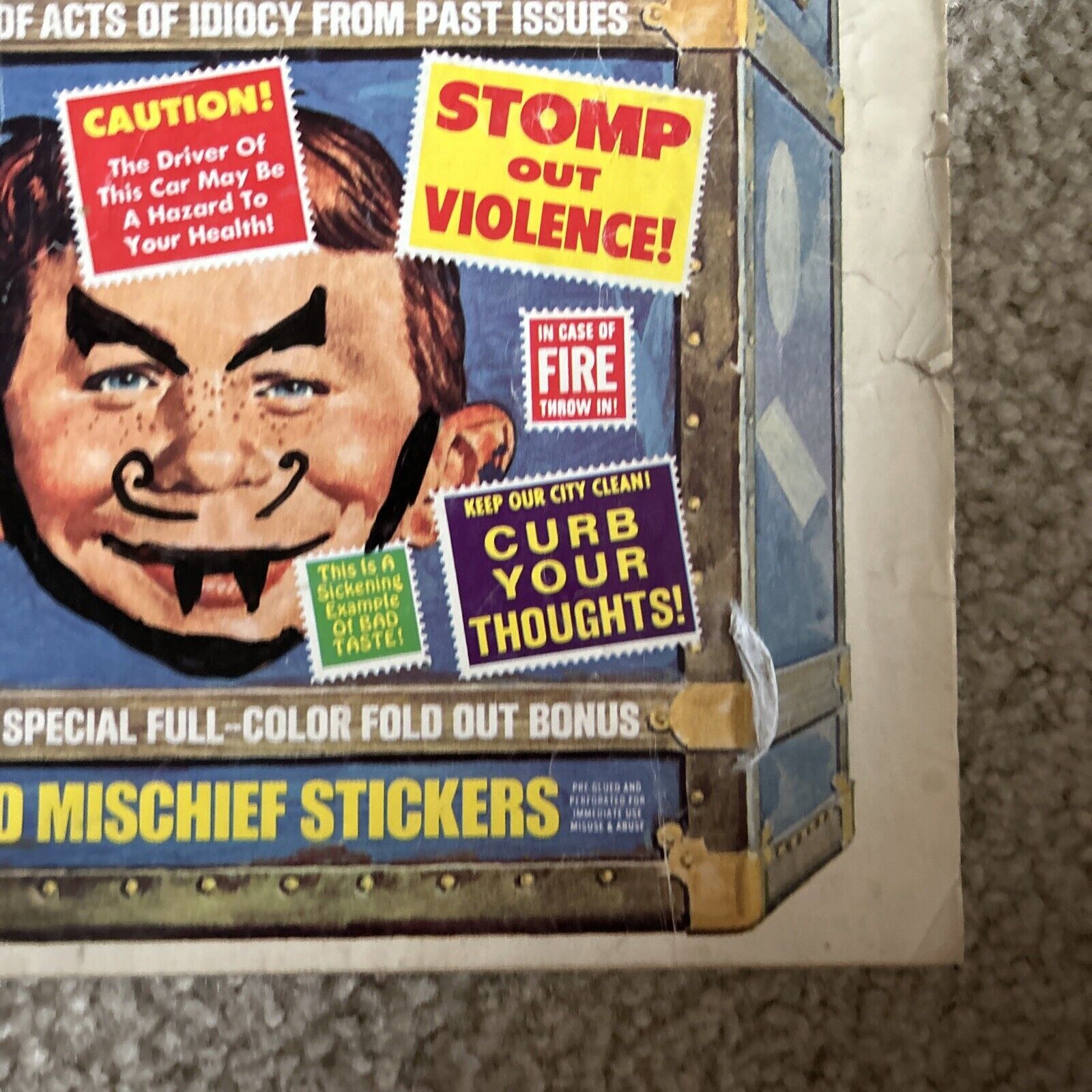 Mad Magazine Sixth Annual Edition Follies With Most Mischief Stickers ...