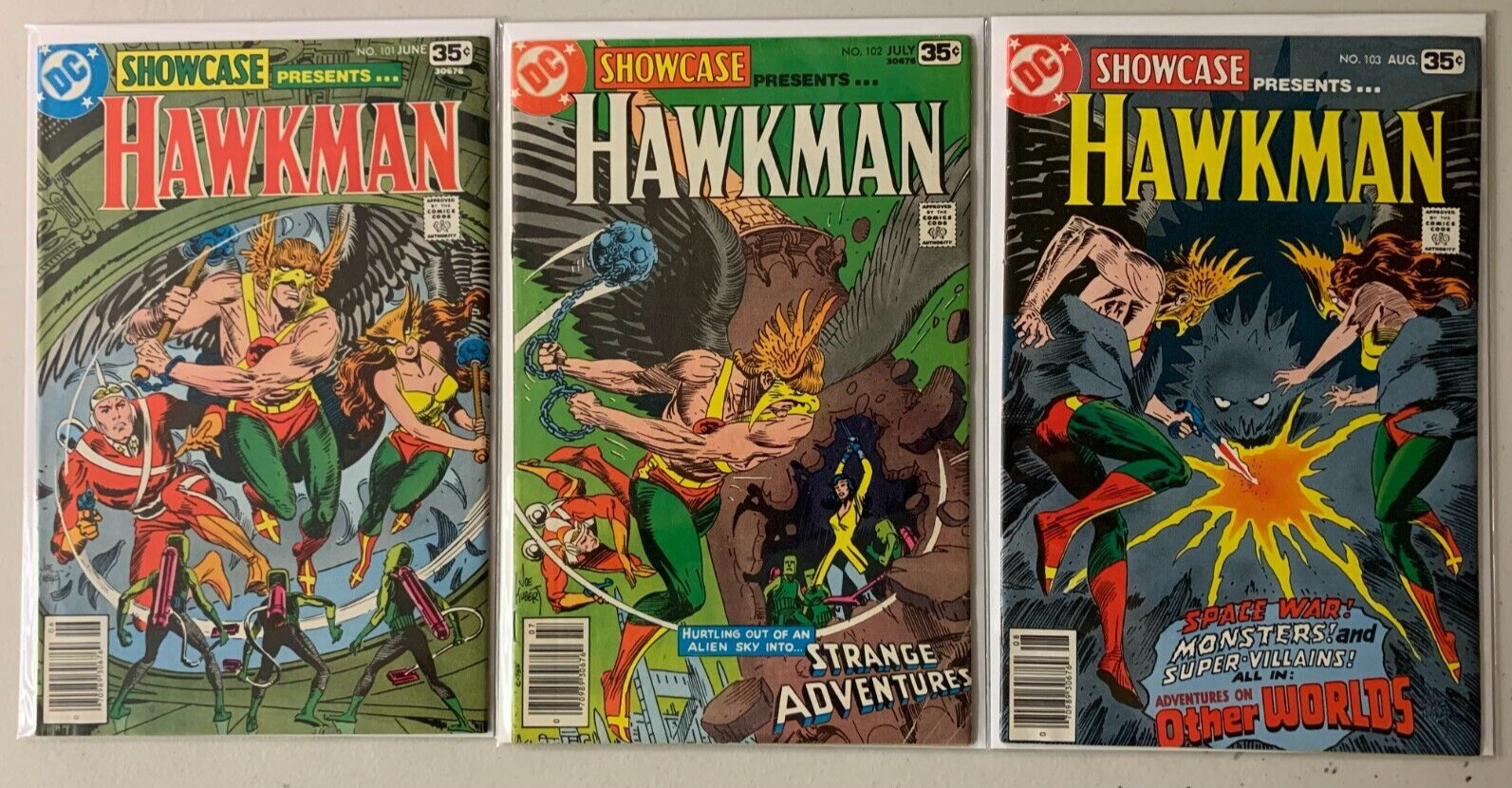 Showcase lot #101-103 DC Presents Hawkman 3 different books 6.0 FN ...