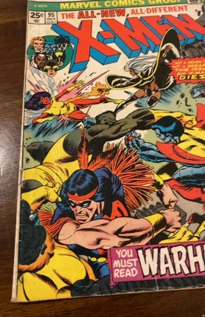 The X-Men #95 (1975)death of warpath lower grade | Comic Books - Bronze ...
