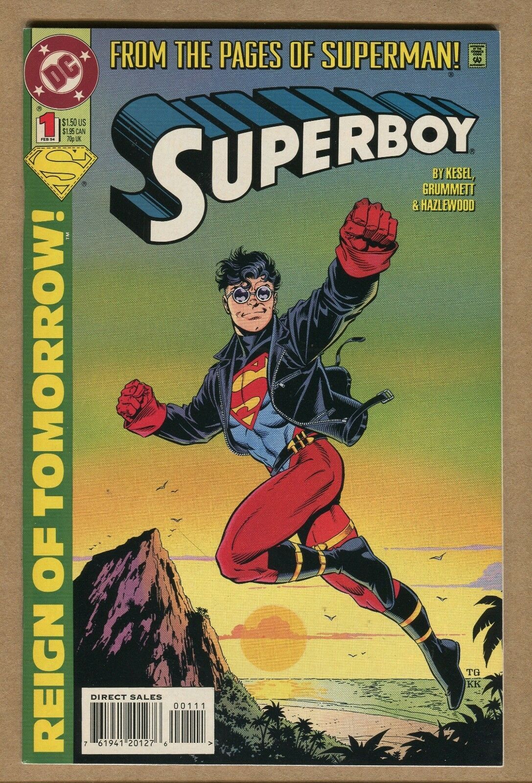 Superboy 1 Reign Of Tomorrow 1990 Grade 9 2 Wh International