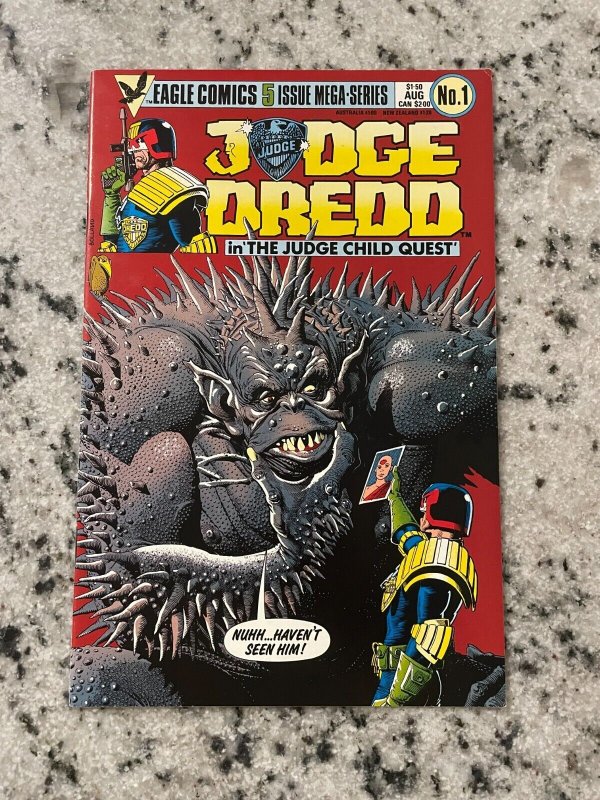 Judge Dredd # 1 NM- Eagle Comics Limited Series Comic Book Child Quest ...