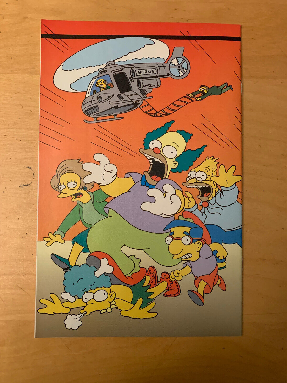 Simpsons Comics 1 2 4 5 6 and Stories 1 Polybagged Poster Card Attached ...
