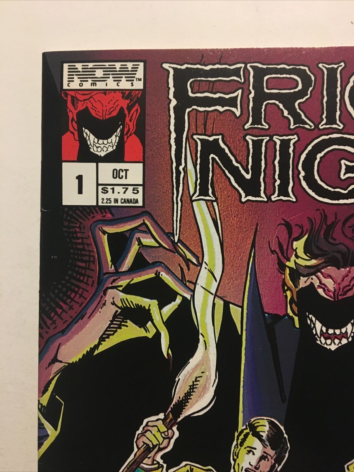 Fright Night #1 1988 NOW Comics Brandon Peterson Vintage Horror Comic ...