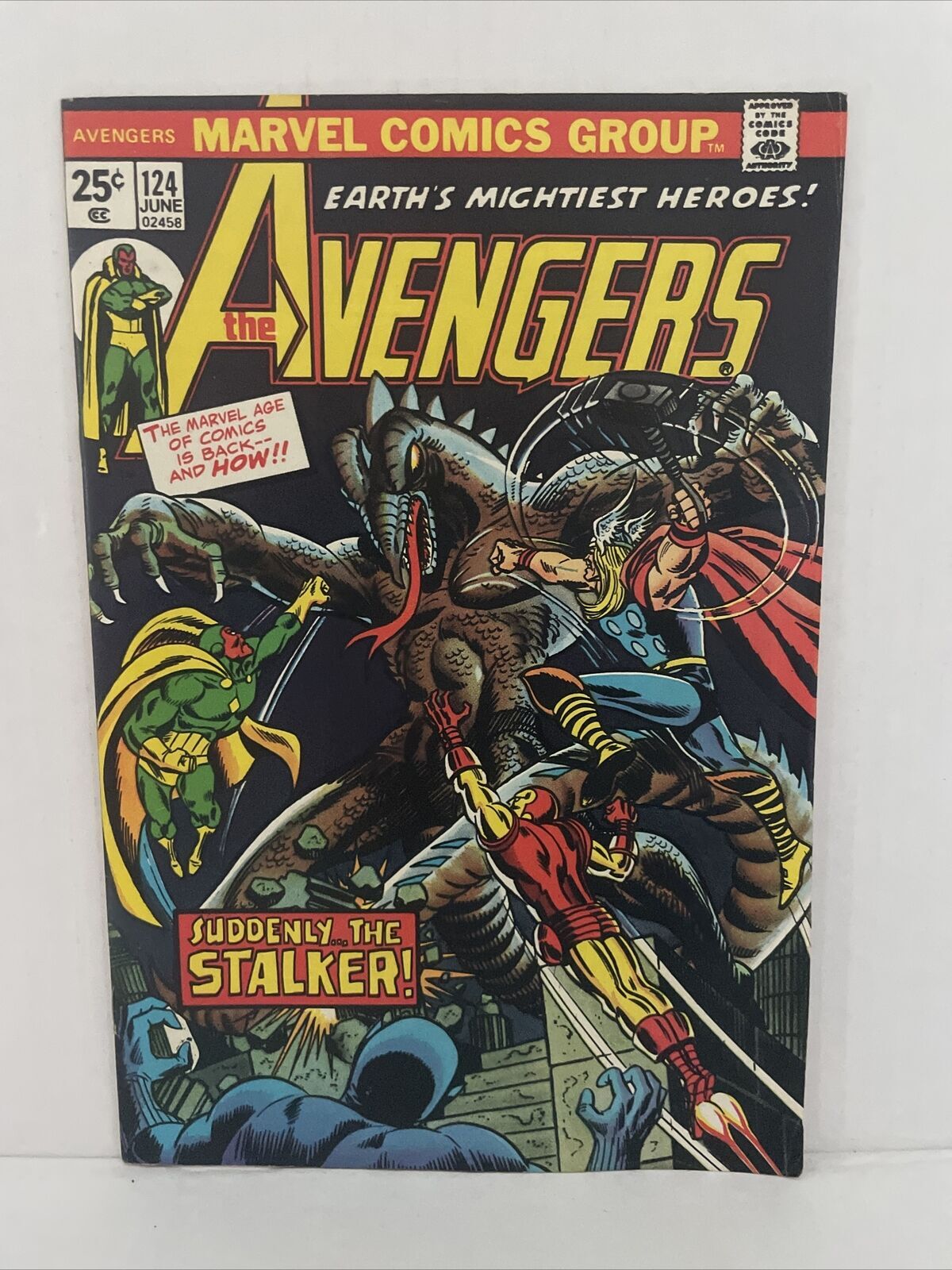Avengers #124 - 1st Appearance And “death” Of Star Stalker - Origin Of ...