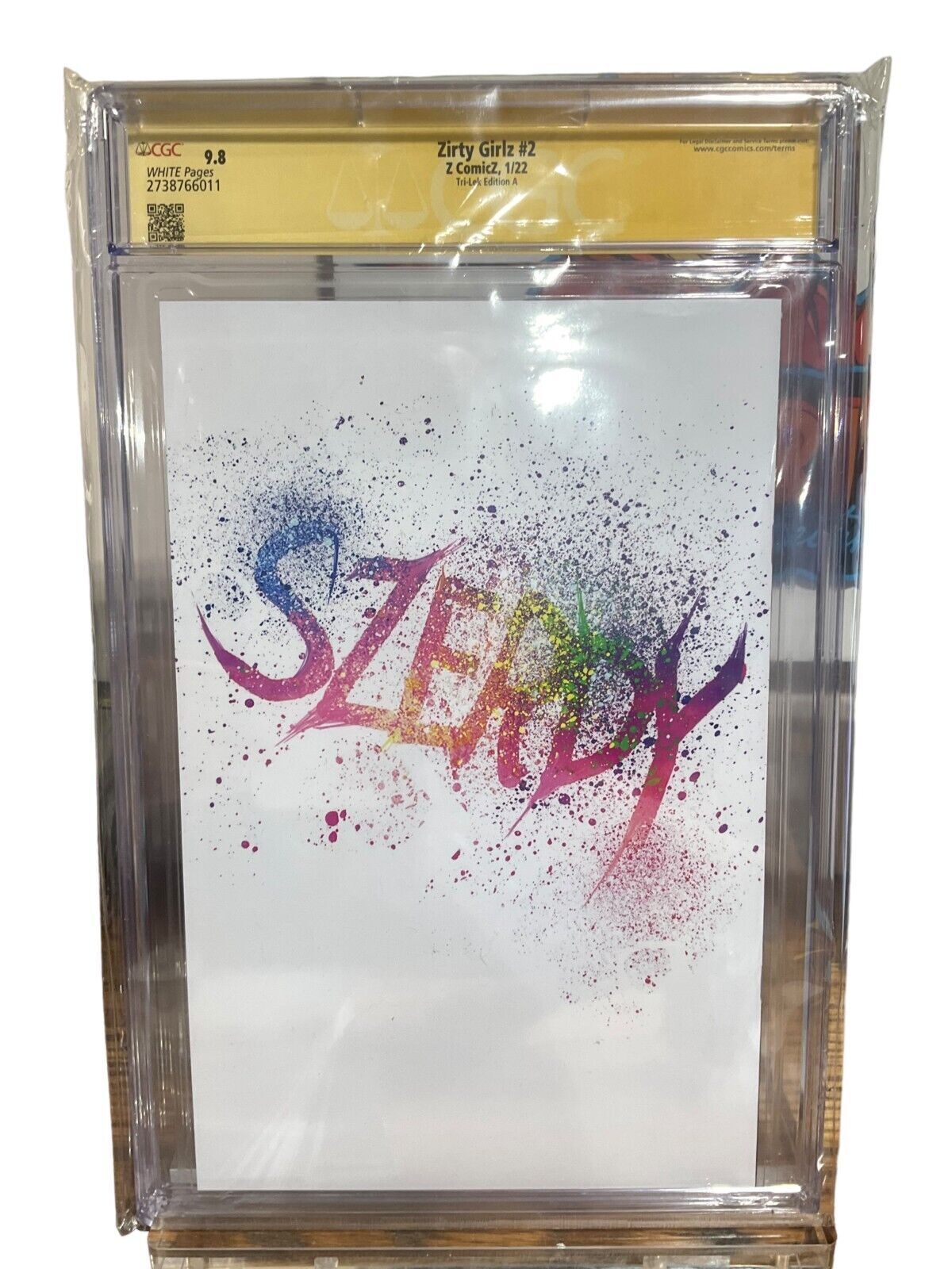 Zirty GirlZ #2 CGC Graded 9.8 STAR WARS Signed by Ale Garza and Nathan ...