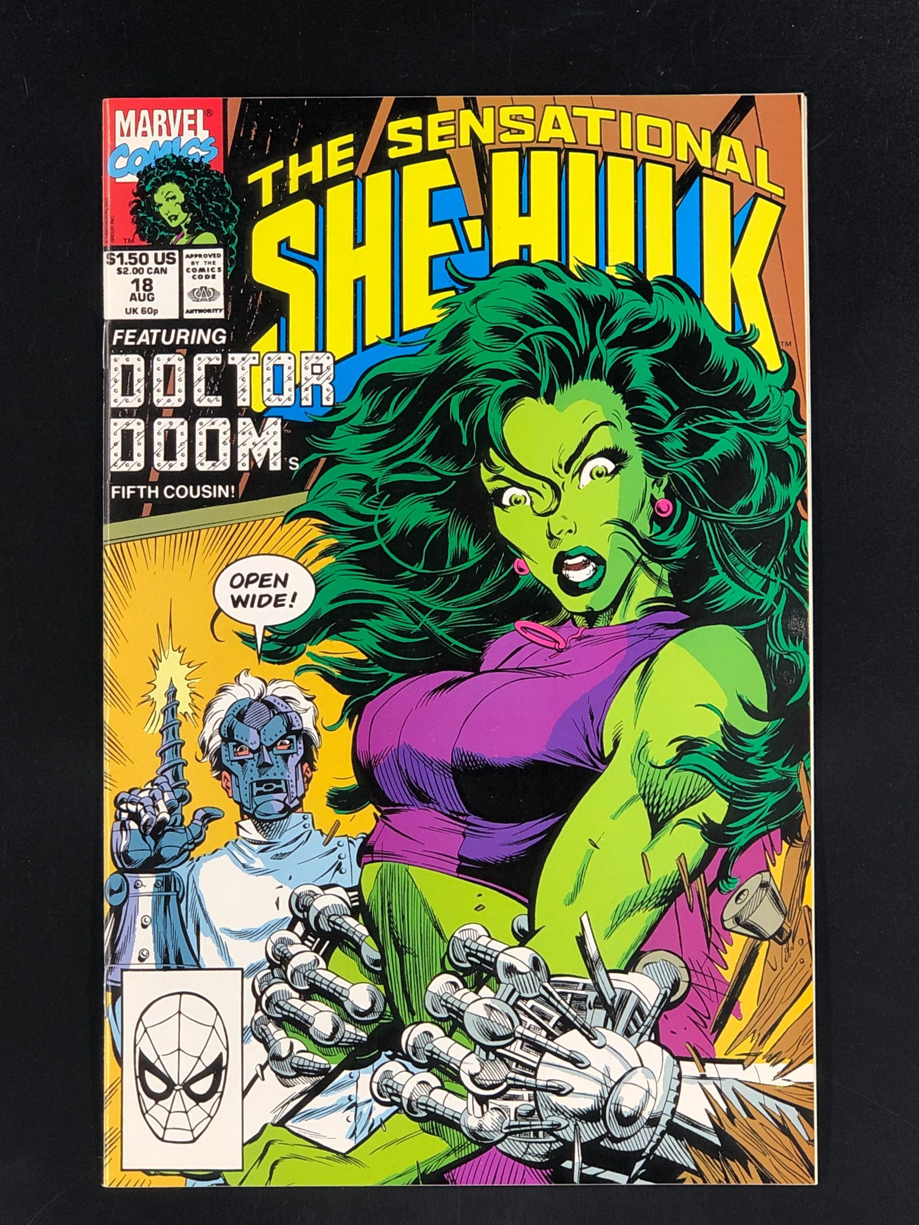 The Sensational She-Hulk #18 (1990) 1st appearance of Dr. Bob Doom ...