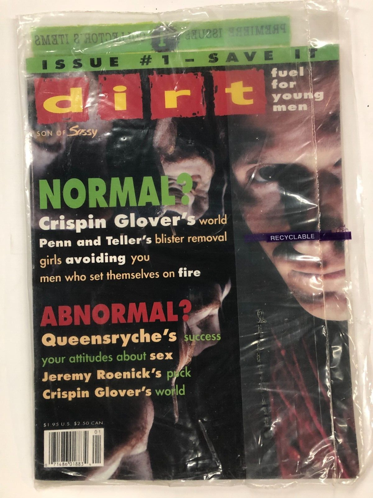 Dirt Magazine polybagged with SAM & MAX FREELANCE Marvel Nirvana F-VF ...