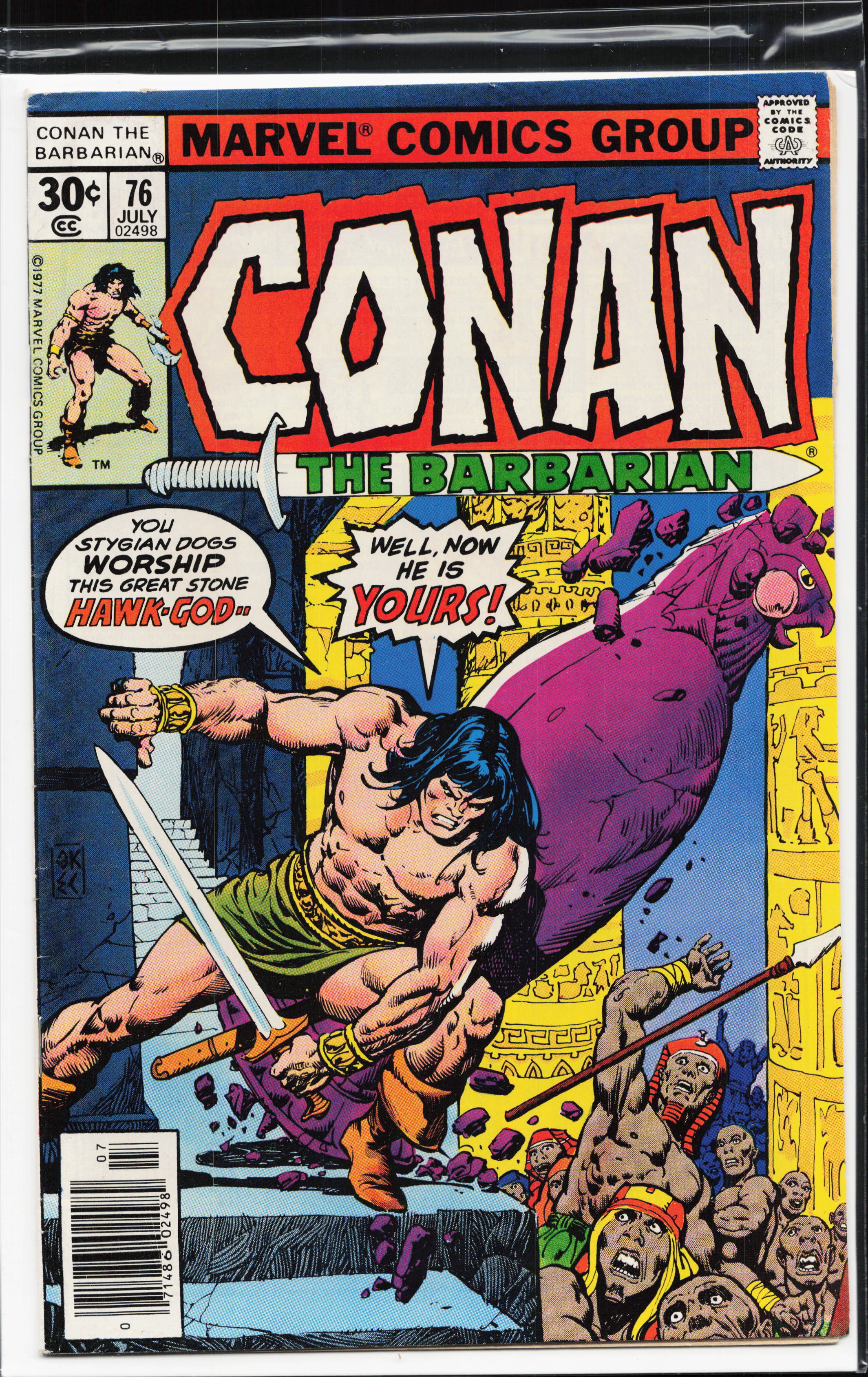 Conan the Barbarian #76 (1977) Conan | Comic Books - Bronze Age, Marvel ...