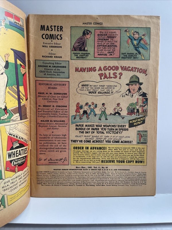 Master Comics #64 1945 Fawcett | Comic Books - Golden Age, Fawcett ...