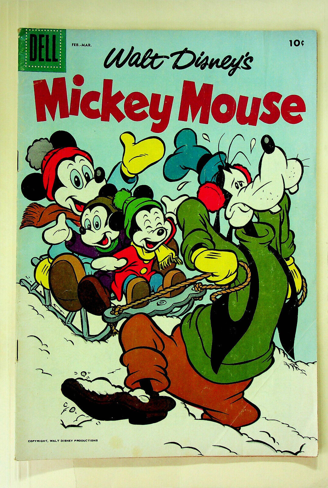 Mickey Mouse - Walt Disney's #52 (Feb-Mar 1957, Dell) - Good | Comic ...