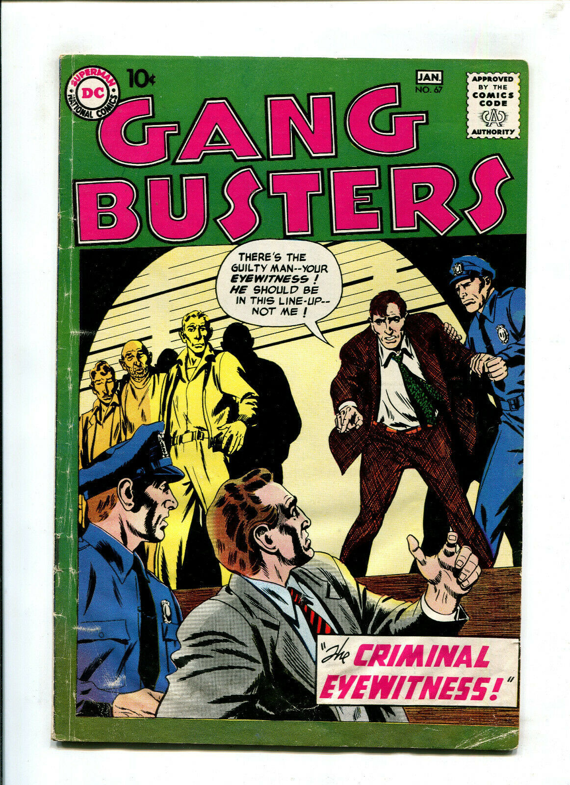 Gang Busters #67 - Last Issue (4.5) 1959 | Comic Books - Silver Age, DC ...