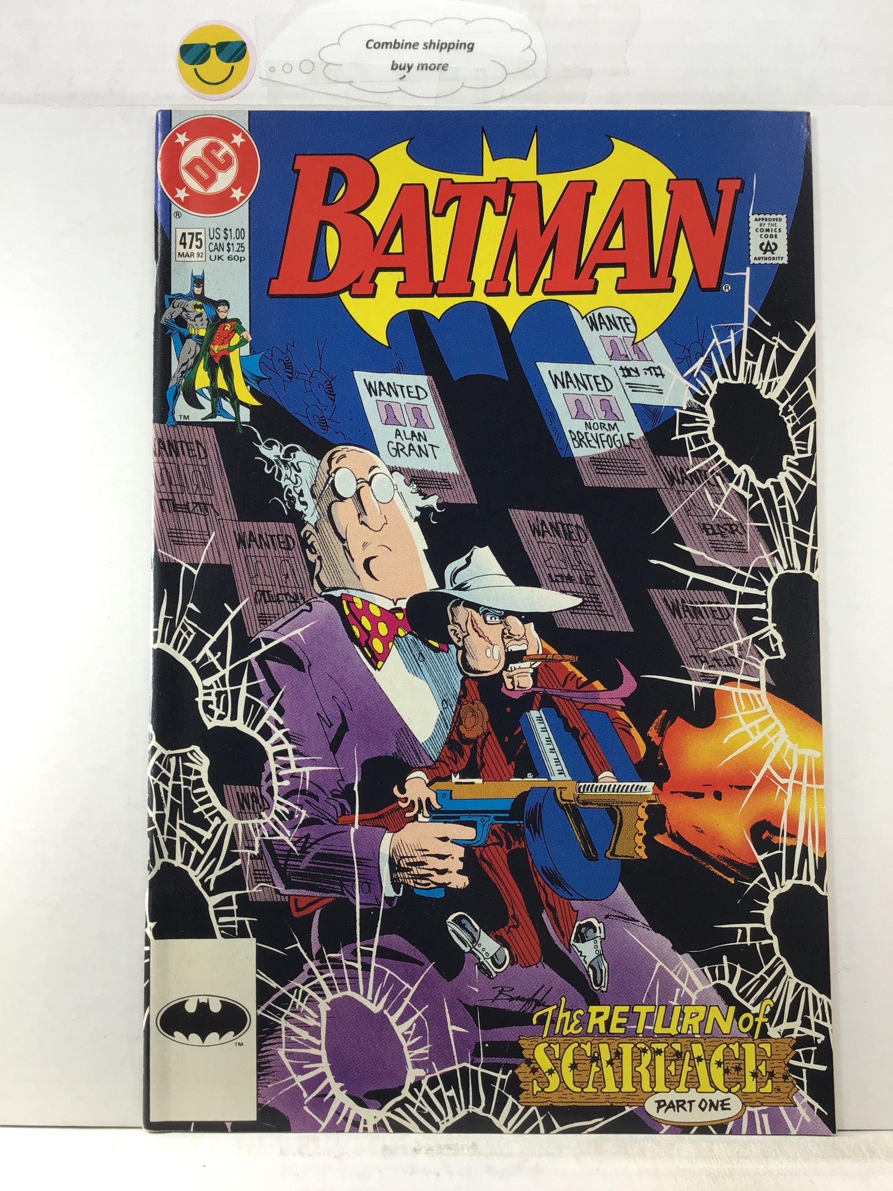 Batman #475 (1992) NM KEY First appearance Renee Montoya, second ...