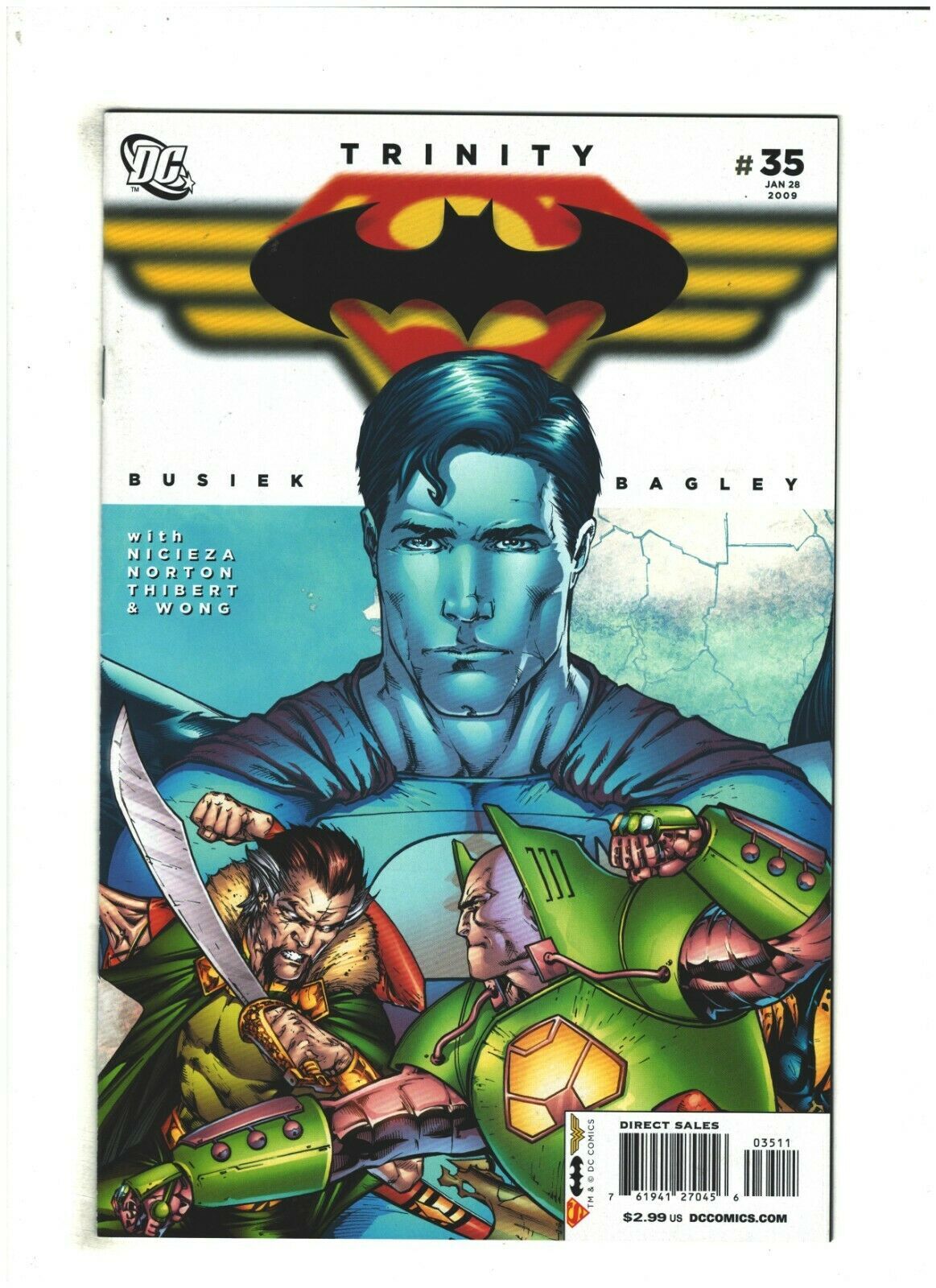 Trinity #35 NM- 9.2 DC Comics 2009 Superman, Batman & Wonder Woman ...