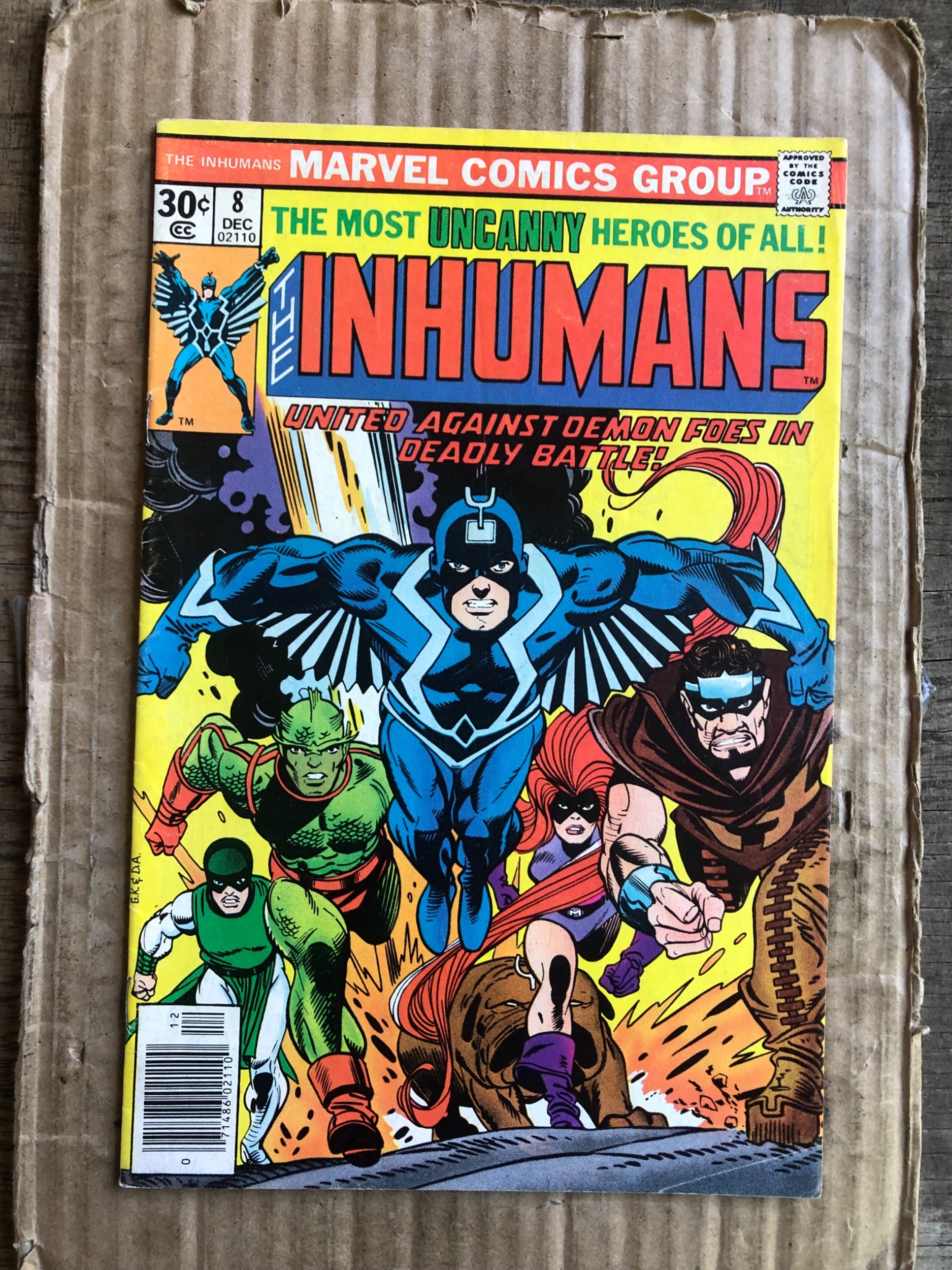 The Inhumans #8 (1976) | Comic Books - Bronze Age, Marvel, Inhumans ...