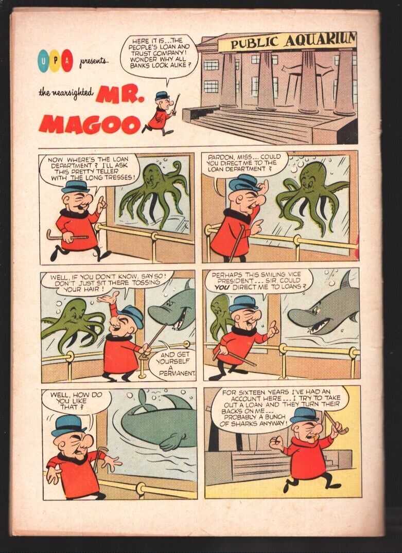 Nearsighted Mr. Magoo and Gerald McBoing Boing-Four Color Comics #602 ...