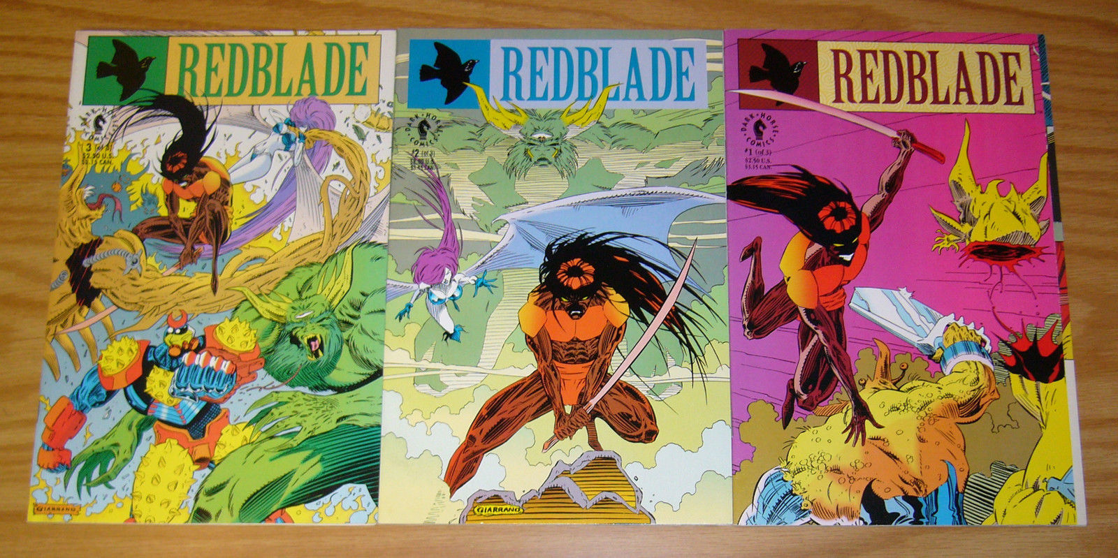Redblade #1-3 VF/NM complete series - spirit realm samurai sent to ...