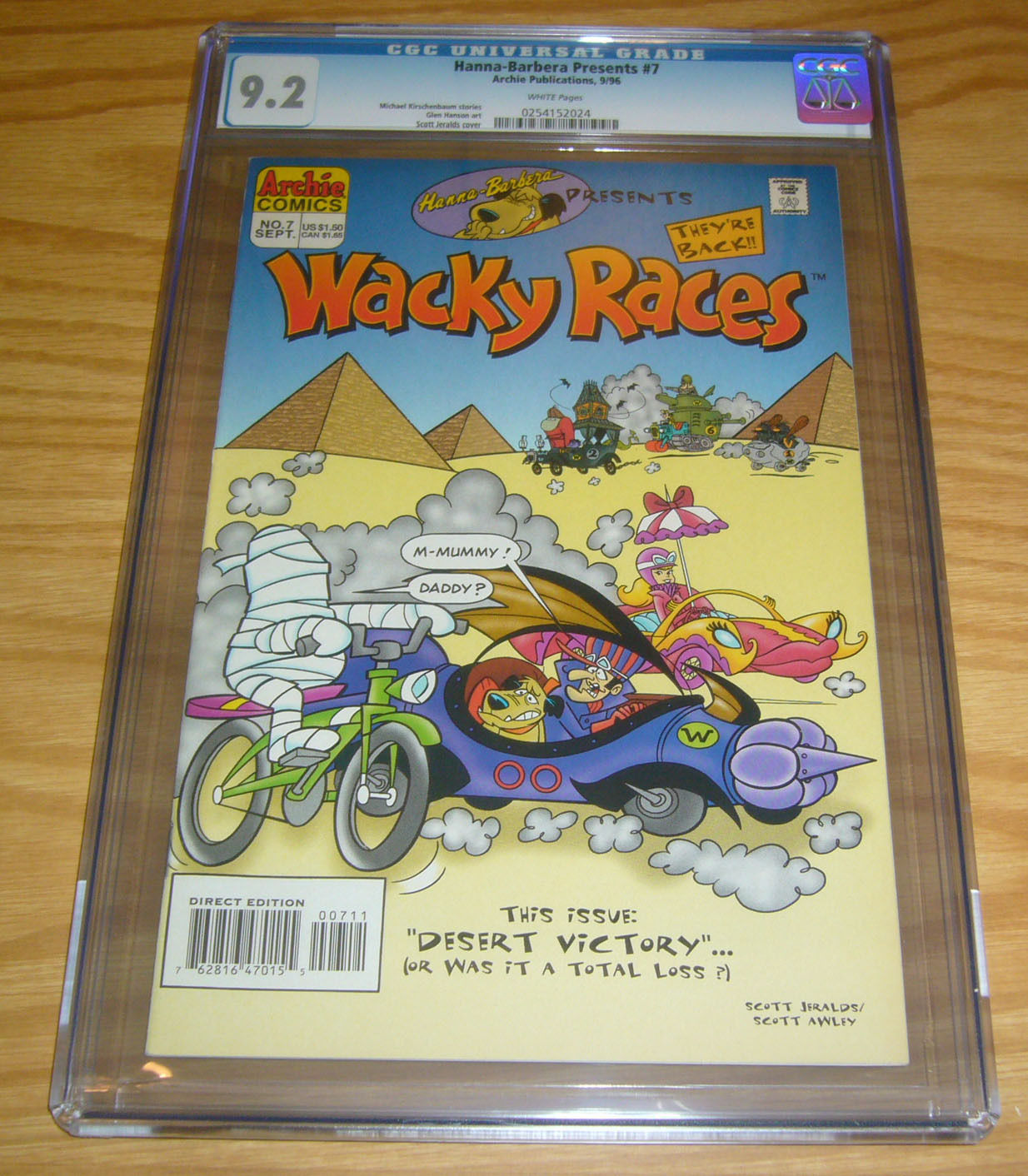 Hanna-Barbera Presents #7 CGC 9.2 wacky races - archie comics - highest ...