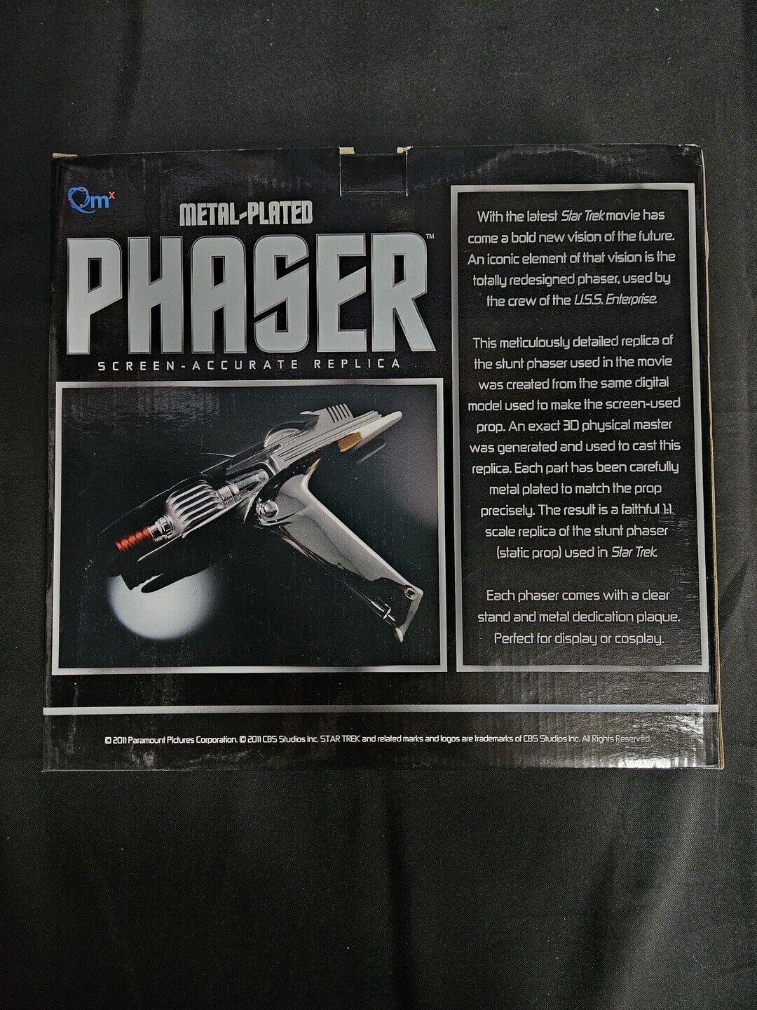 Star Trek Metal-Platted Phaser Screen-Accurate Replica U.S.S ...