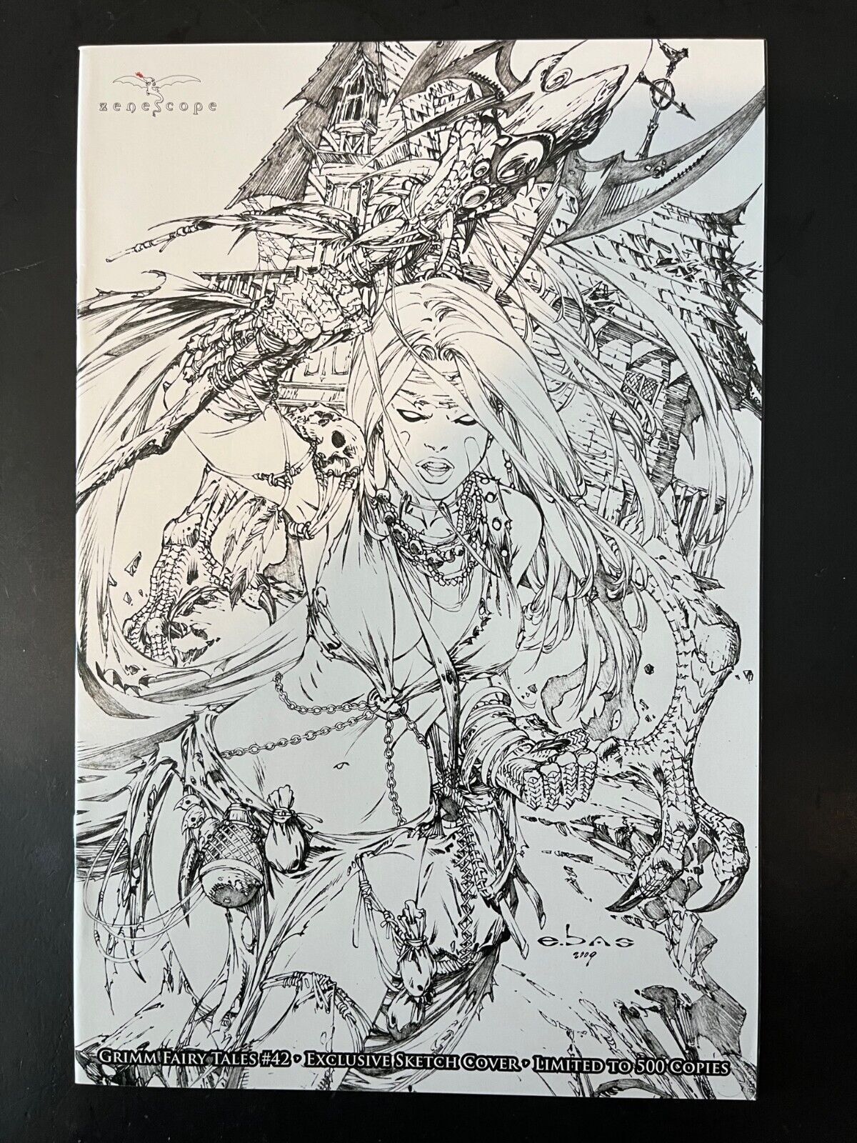 Grimm Fairy Tales 42 Exclusive Eric EBAS Basaldua Sketch Variant Ltd ...