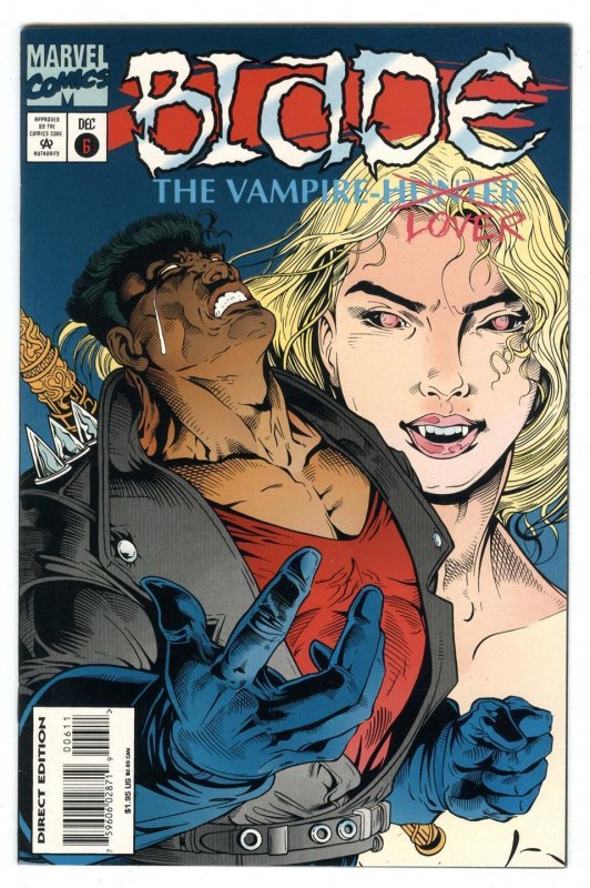 Blade The Vampire Hunter #6 Marvel 1994 The Vampire Lover Horror ...