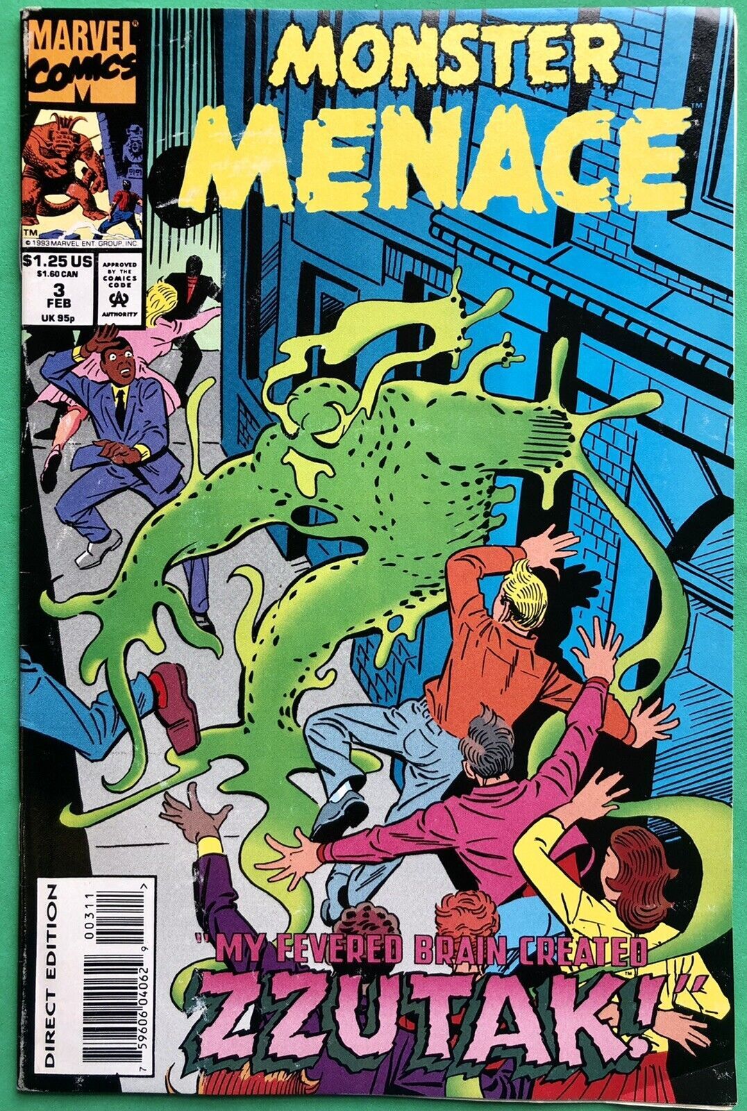 Monster Menace #1,2,3 (1993) Marvel Pre-Code Atlas Monster/Horror ...