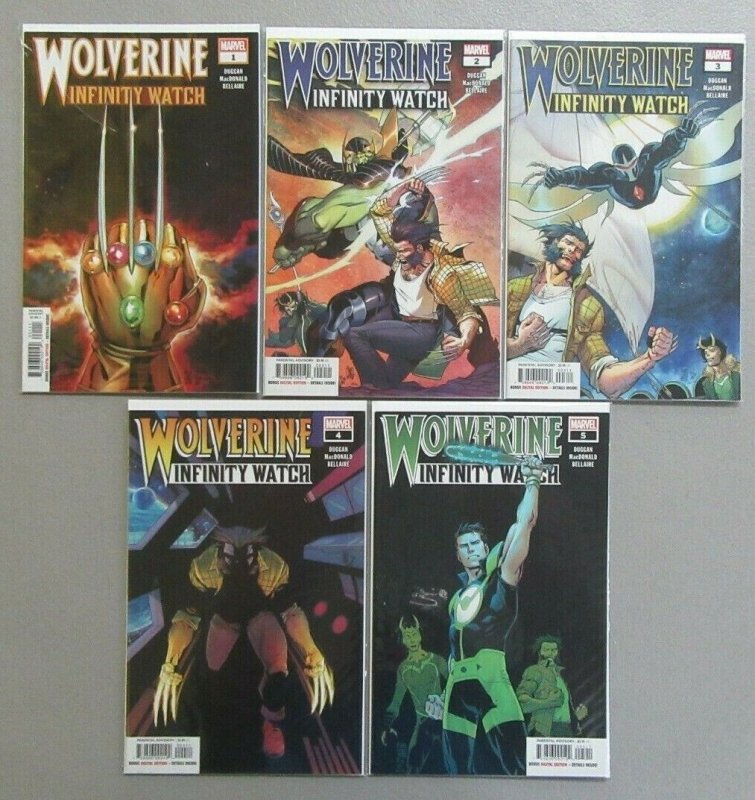Wolverine Infinity Watch #1-5 Complete Series Loki Gerry Duggan Marvel ...